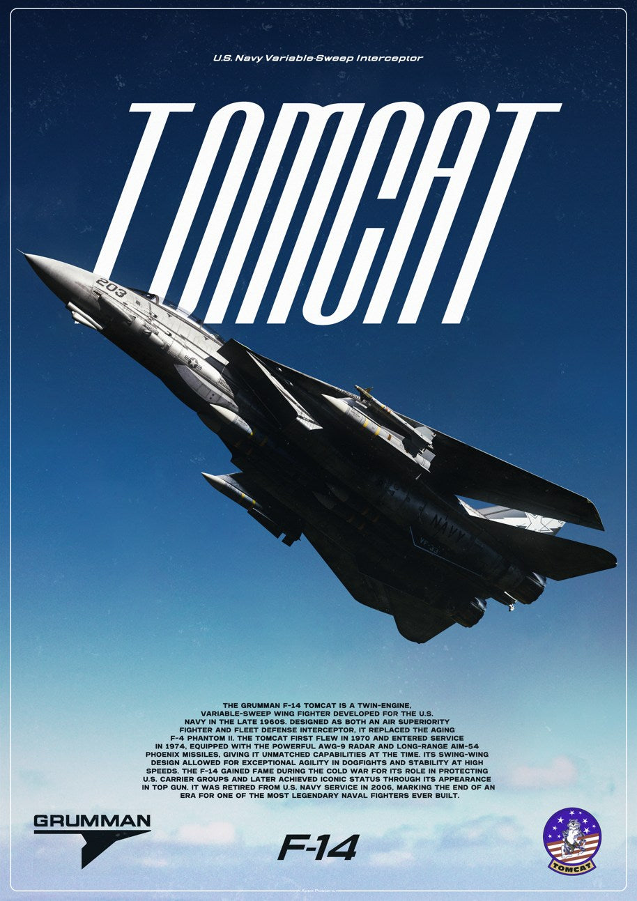 F-14 Tomcat Poster – Apex Posters