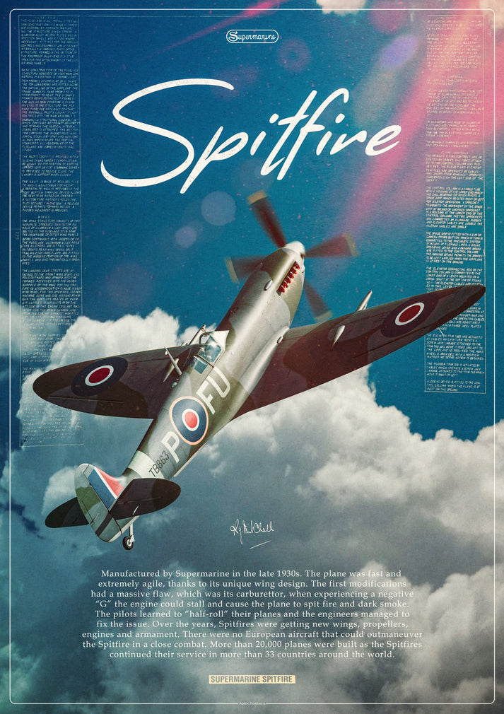 Supermarine Spitfire Poster – Apex Posters