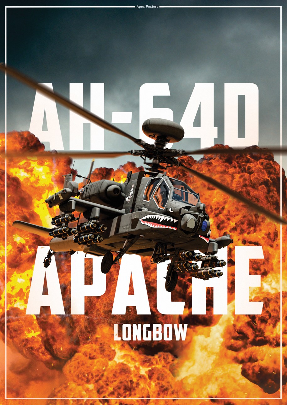 AH-64E Apache Poster – Apex Posters