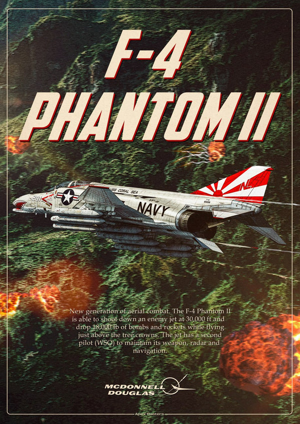F-4 Phantom II Poster – Apex Posters