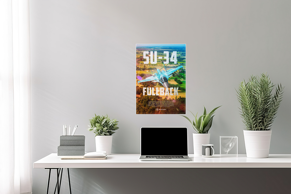 Su-34 Fullback Poster – Apex Posters